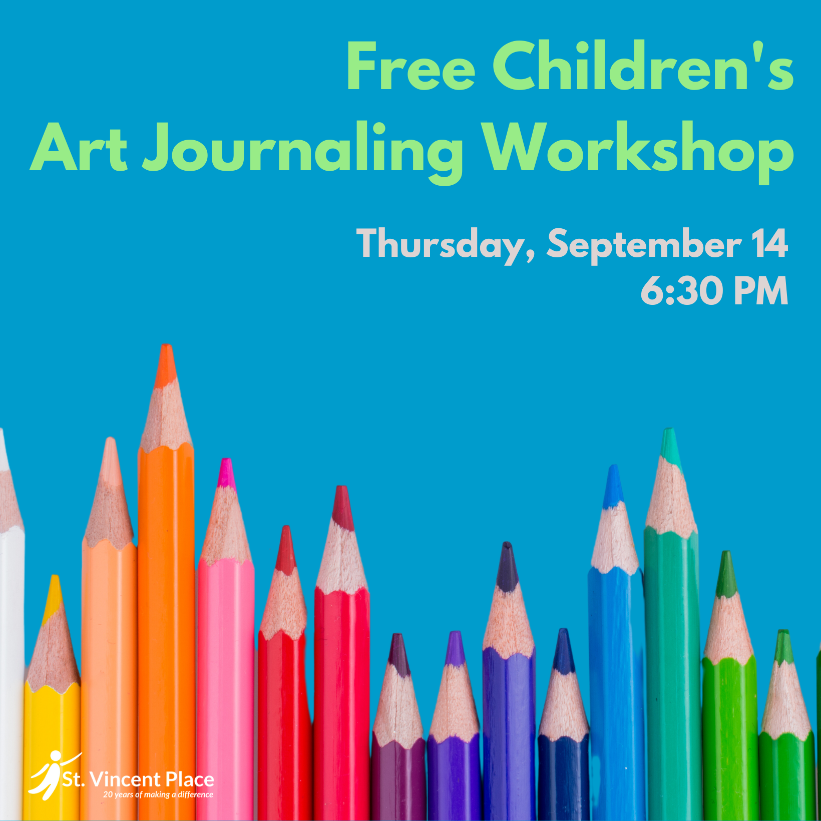 Free Art Journaling Workshop - St Vincent Place